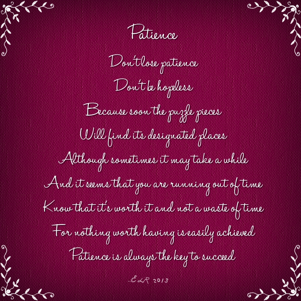 Patience Poems