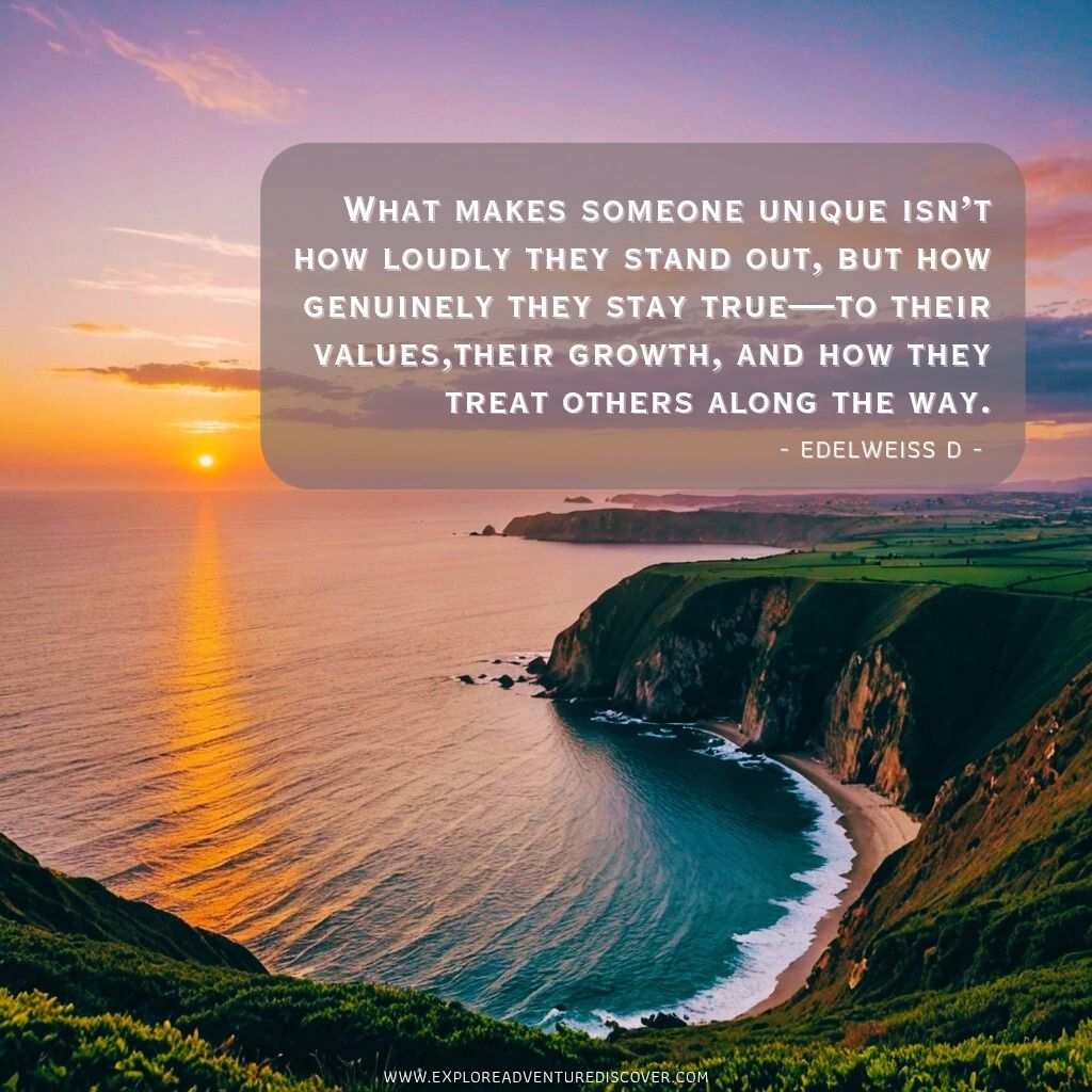 What Makes a Person Unique? – EXPLORE . ADVENTURE . DISCOVER