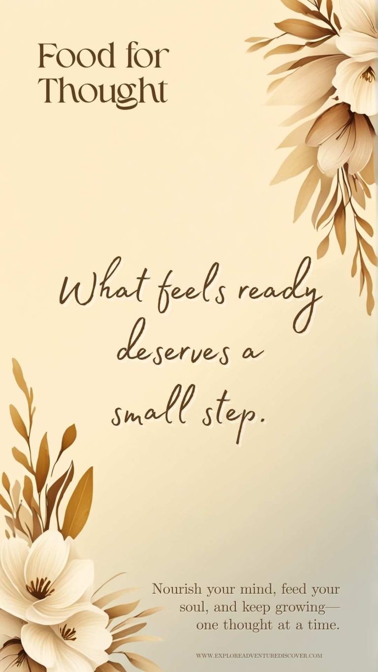 Food for Thought: April 2 – EXPLORE . ADVENTURE . DISCOVER